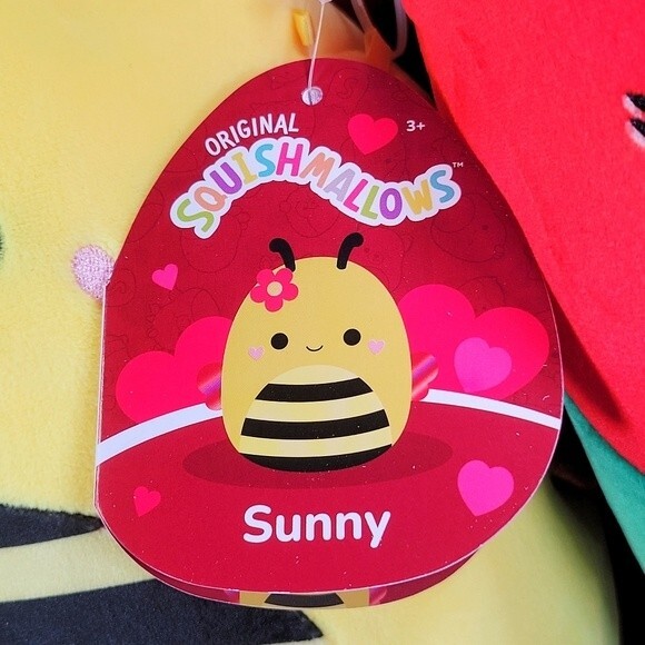 Squishmallows | Toys | Squishmallow Sunny The Bee And Walsh The Rose 8 ...
